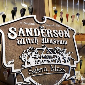 Sanderson Witch Museum Hocus Pocus Wood Carved Sign - Etsy