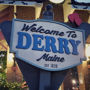Welcome to Derry - IT - Wooden 3D Sign - Etsy