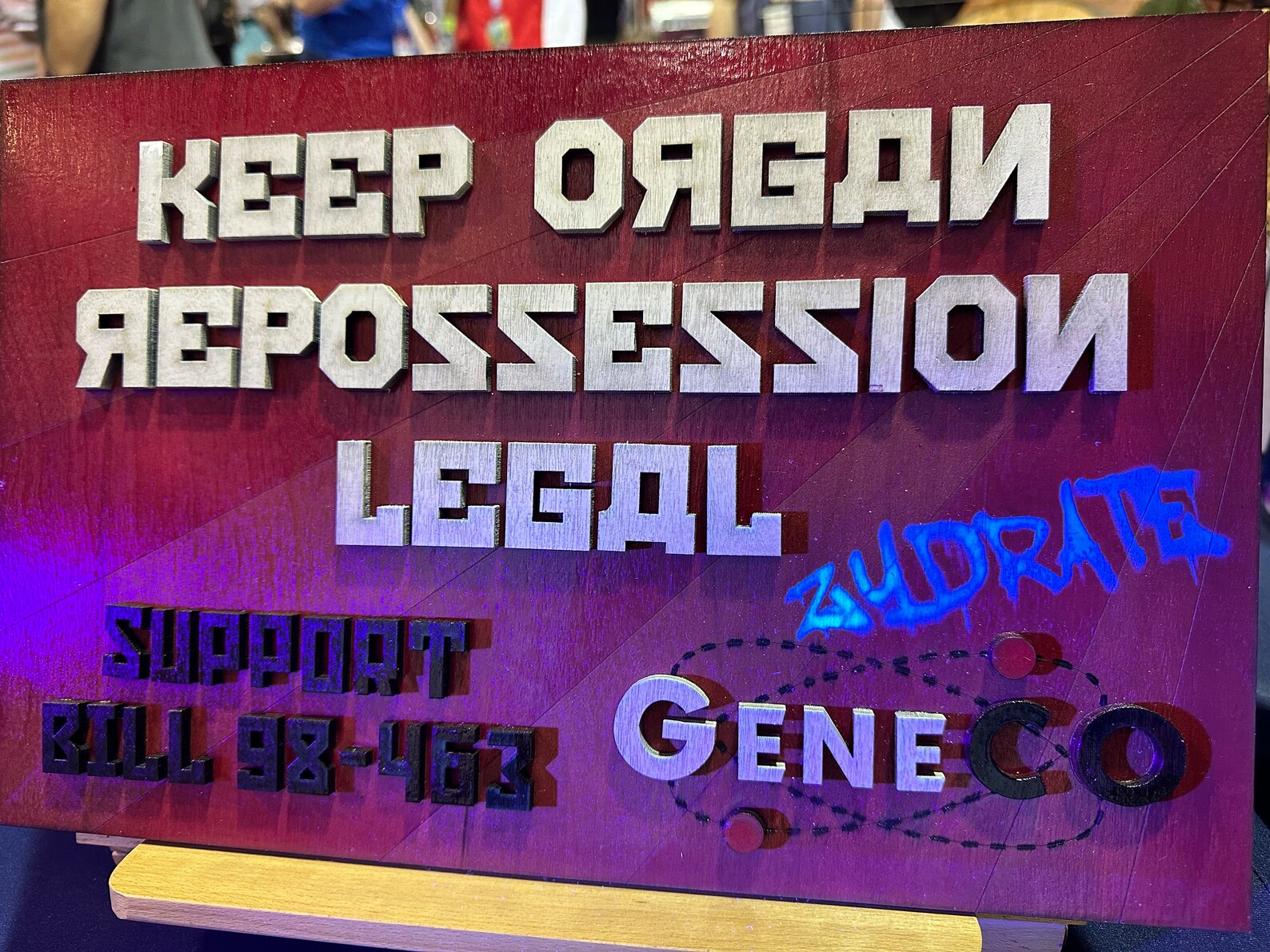 Keep Organ Reposession Legal - Repo the Genetic Opera - Geneco - Wood ...