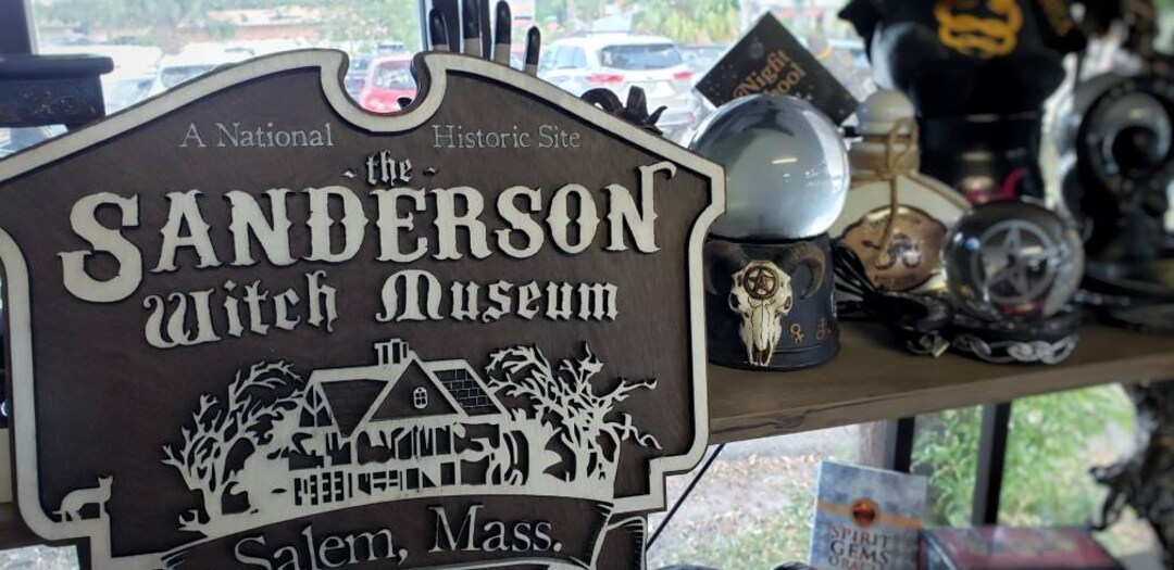Sanderson Witch Museum Hocus Pocus Wood Carved Sign - Etsy