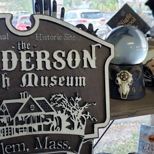 Sanderson Witch Museum Hocus Pocus Wood Carved Sign - Etsy