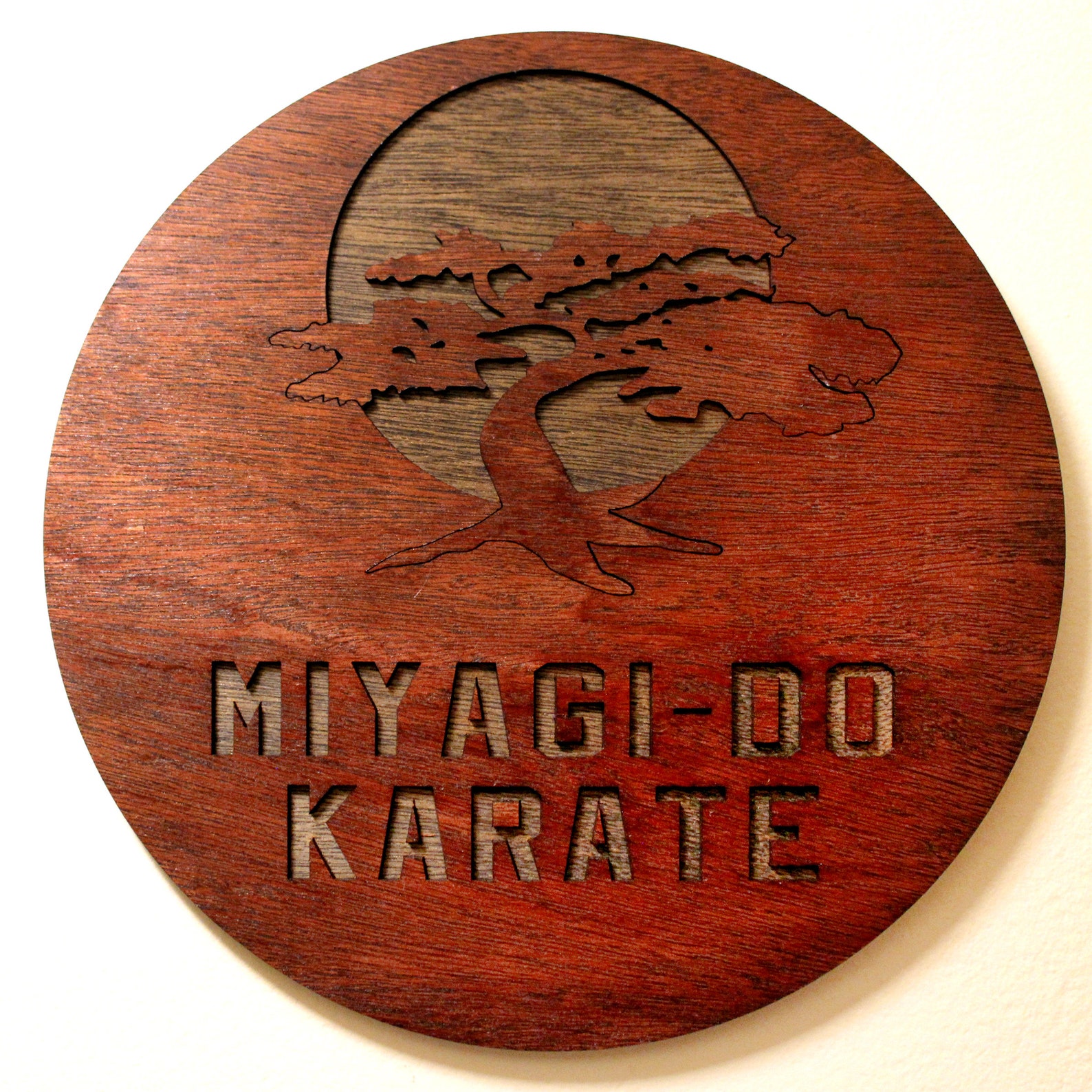 Miyagi-do Karate Karate Kid / Cobra Kai Wood Carved Sign | Etsy