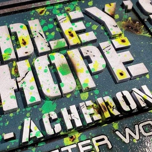 Hadley’s Hope - Aliens - Wood Carved Sign - Etsy