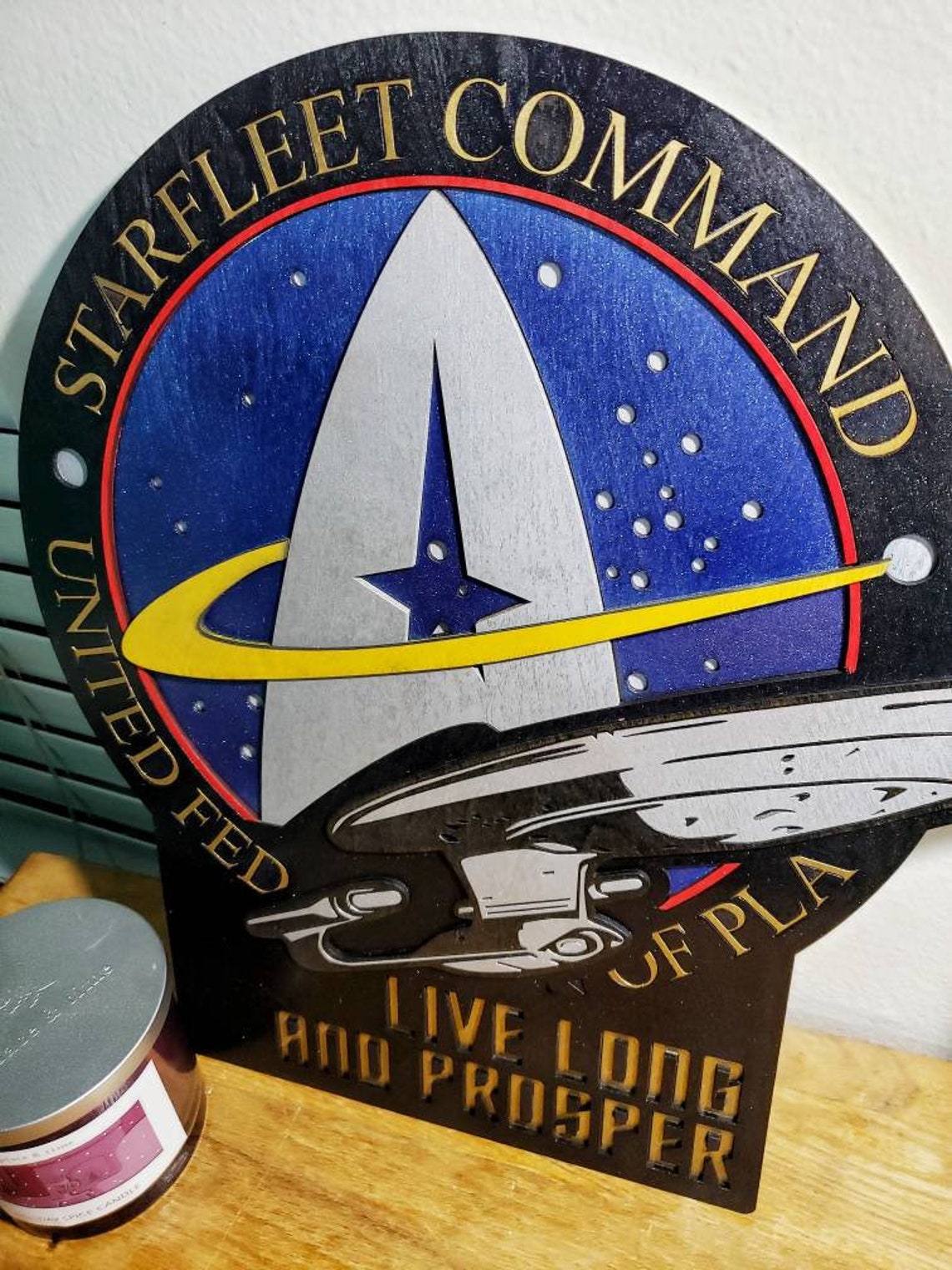 Star Trek Boldly Go Wood Carved Sign - Etsy