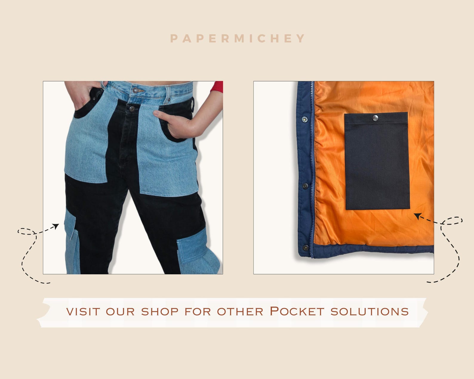 Sew on Pocket Extensions, Lengthen Pockets for Adult Jeans, Pants ...