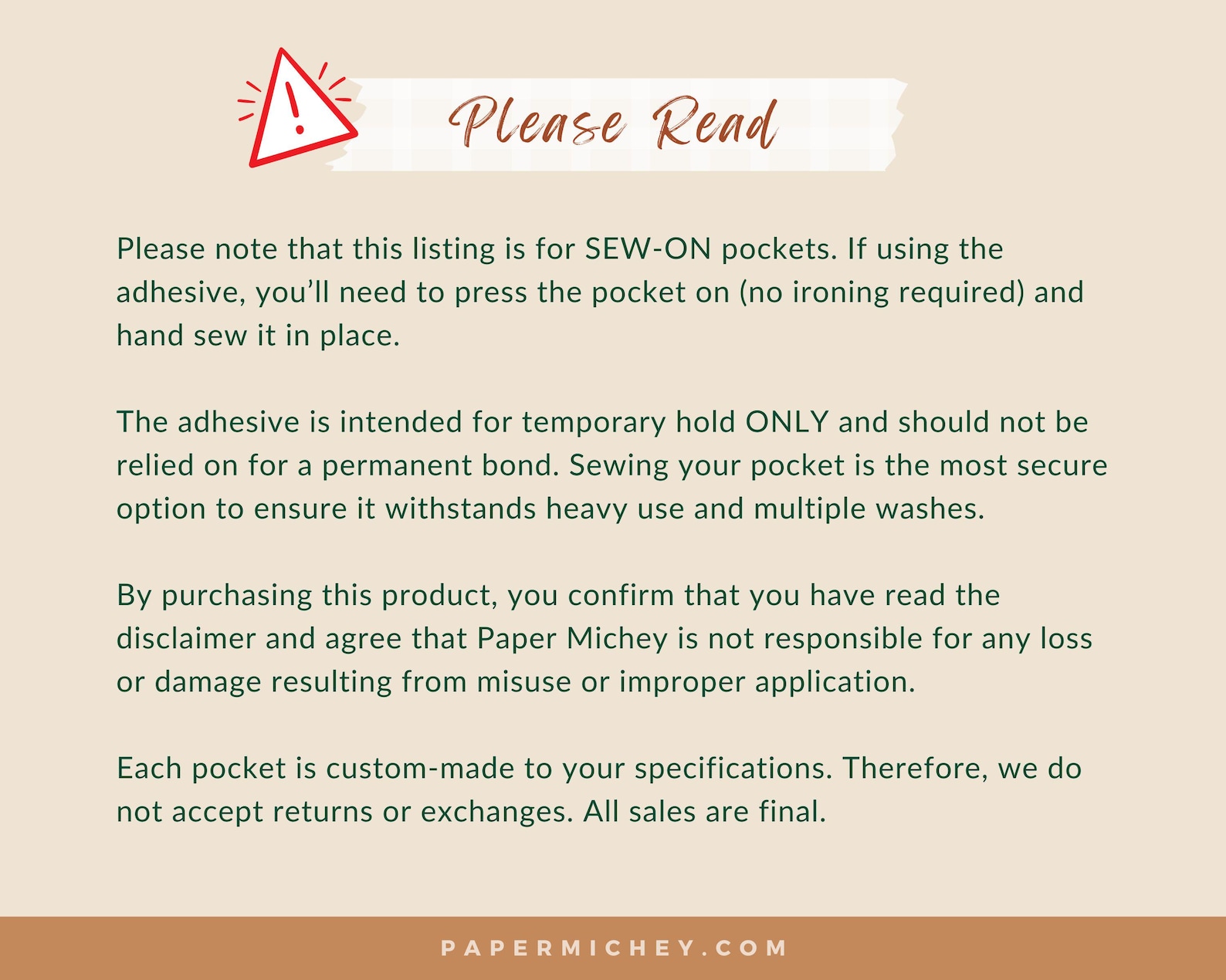 Custom Add on Inside Jacket Pocket, Inner Pocket for Coats & Blazers ...