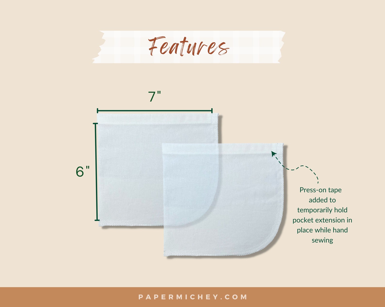 Sew on Pocket Extensions, Lengthen Pockets for Adult Jeans, Pants ...