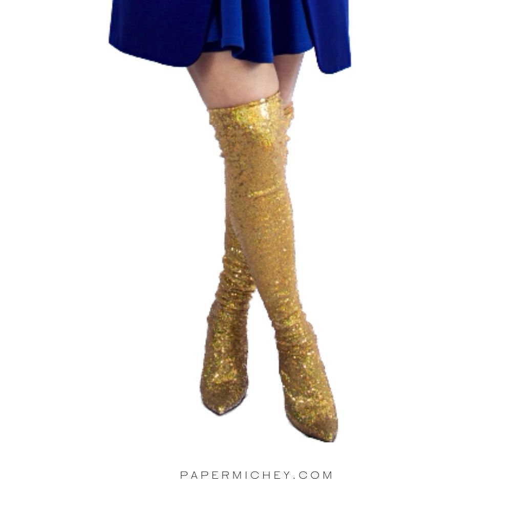 Thigh High Boots Single Seam Pattern Digital Download DIY Fashion ...