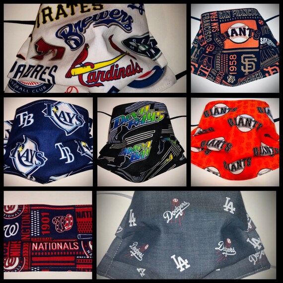 Major League BaseBall MLB face masks | Etsy