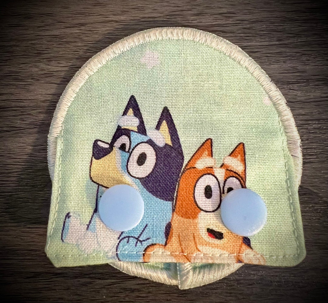 Bluey & Bingo on Mint G-tube Pads With Cover Option - Etsy