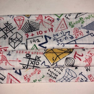 Math Teacher Face Mask | Etsy