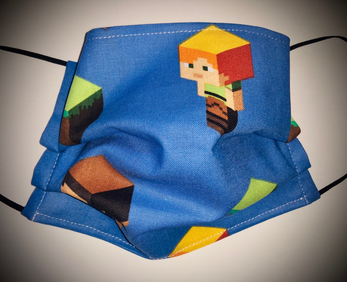 Minecraft Face Mask 2 | Etsy
