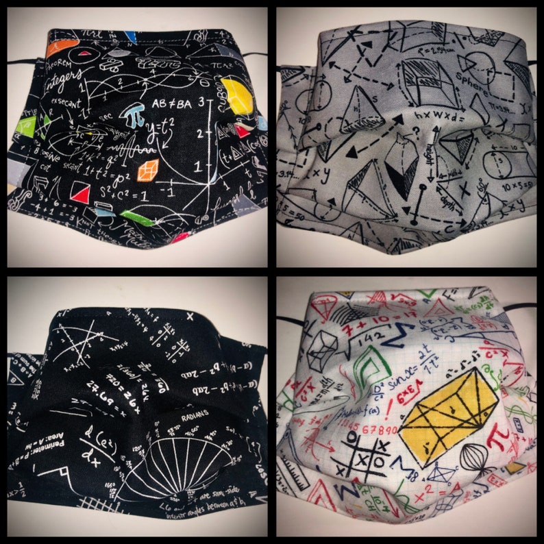 Math Teacher Face Mask | Etsy