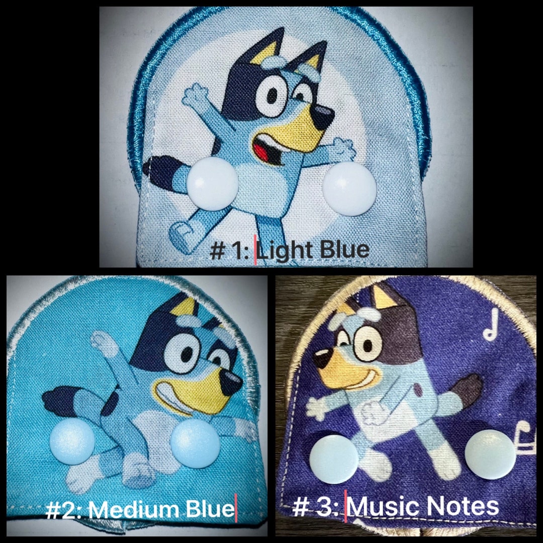 Bluey ~ G-tube Pads With Cover Option - Etsy