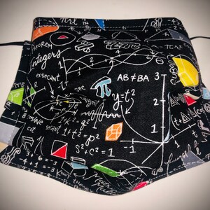 Math Teacher Face Mask | Etsy