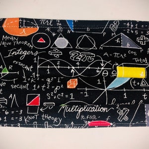 Math Teacher Face Mask | Etsy