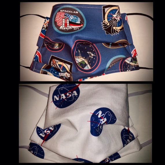 NASA Face Mask | Etsy