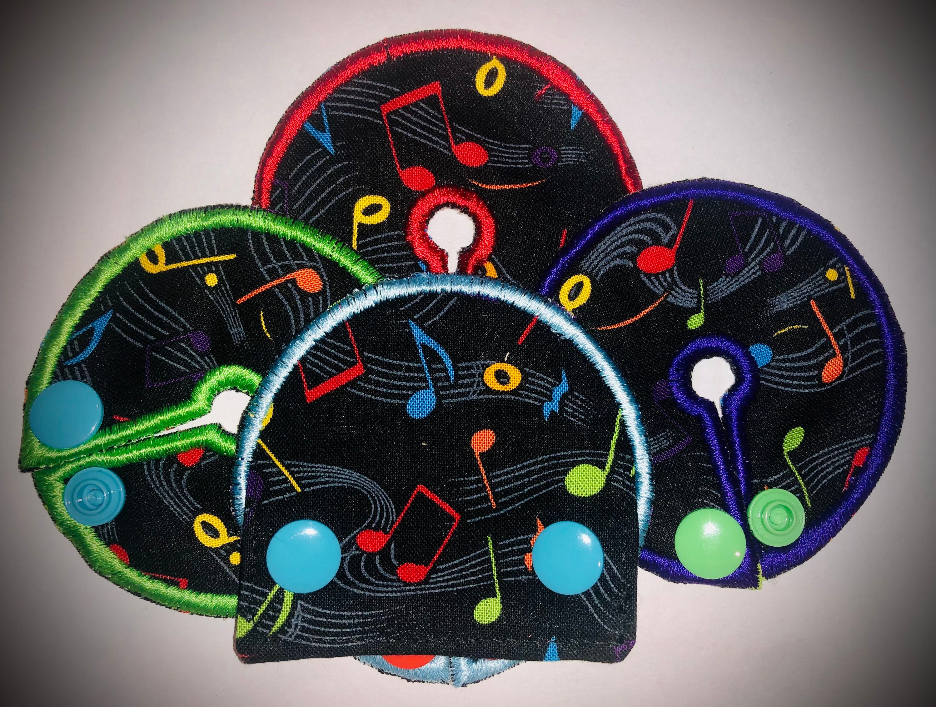 Rainbow Music Notes G-tube Pad With Cover Option - Etsy