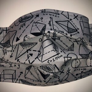 Math Teacher Face Mask | Etsy