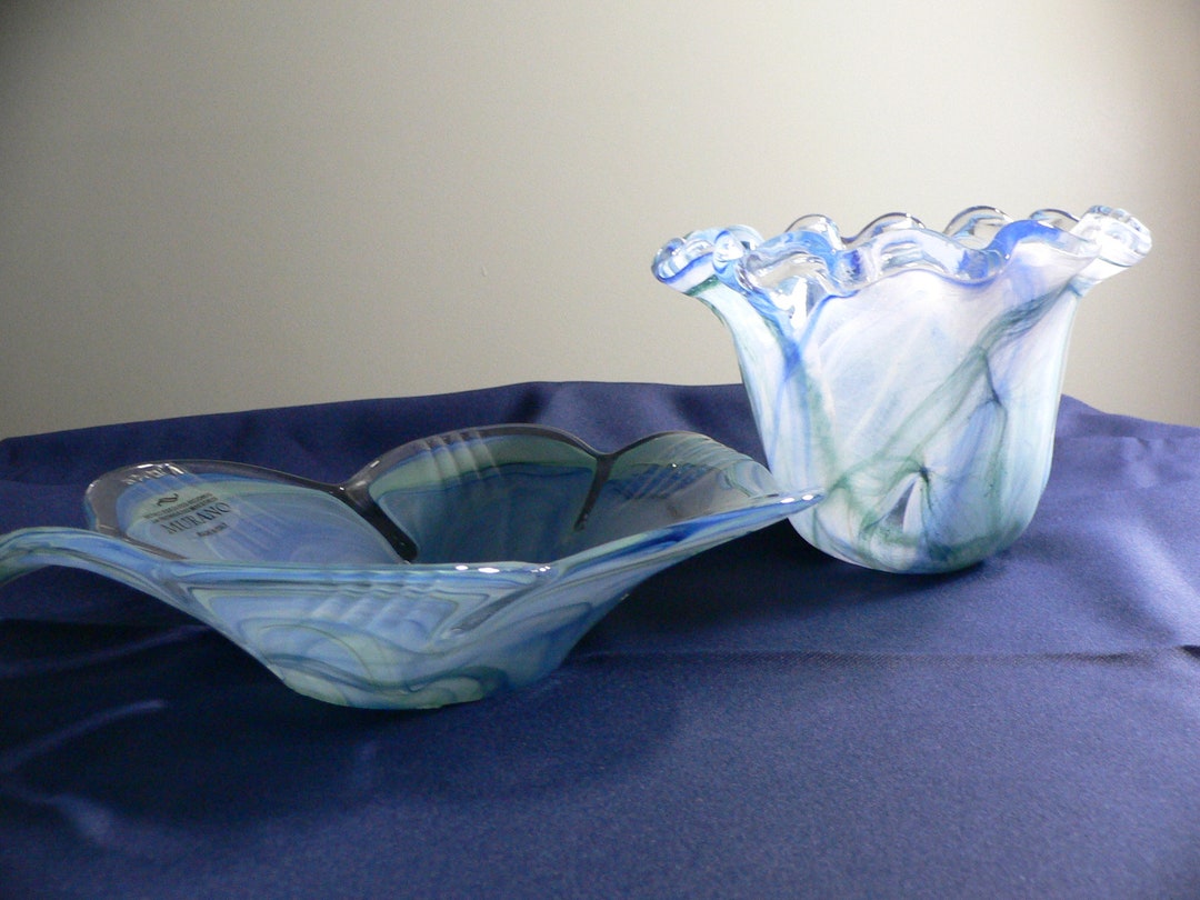 Vintage Creazioni Esclusive Linea Astuni Hand Made in Italy Glass Bowl ...