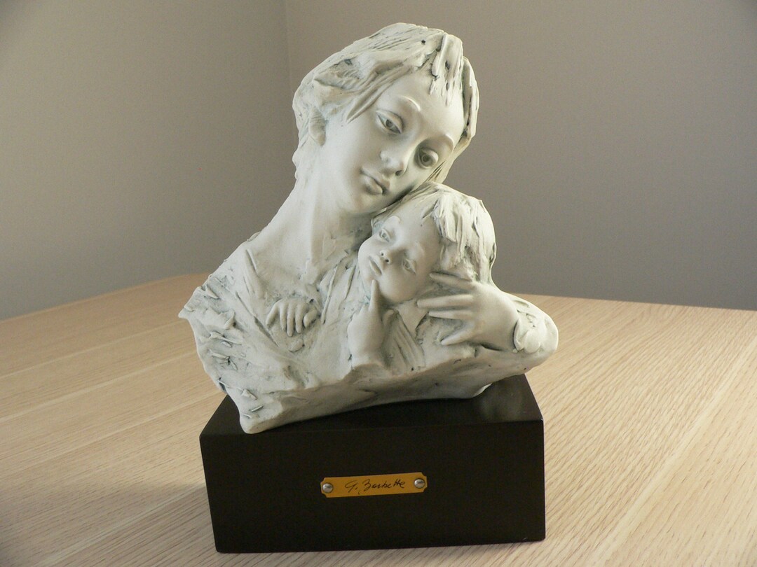 Original Italian Barbetta Bisque Porcelain Mother and Child Limited ...