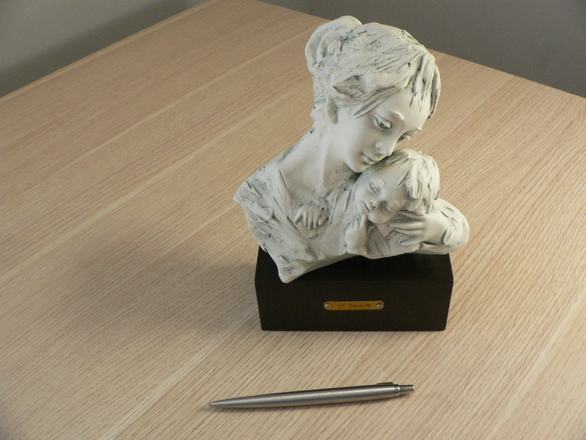 Original Italian Barbetta Bisque Porcelain Mother and Child - Etsy