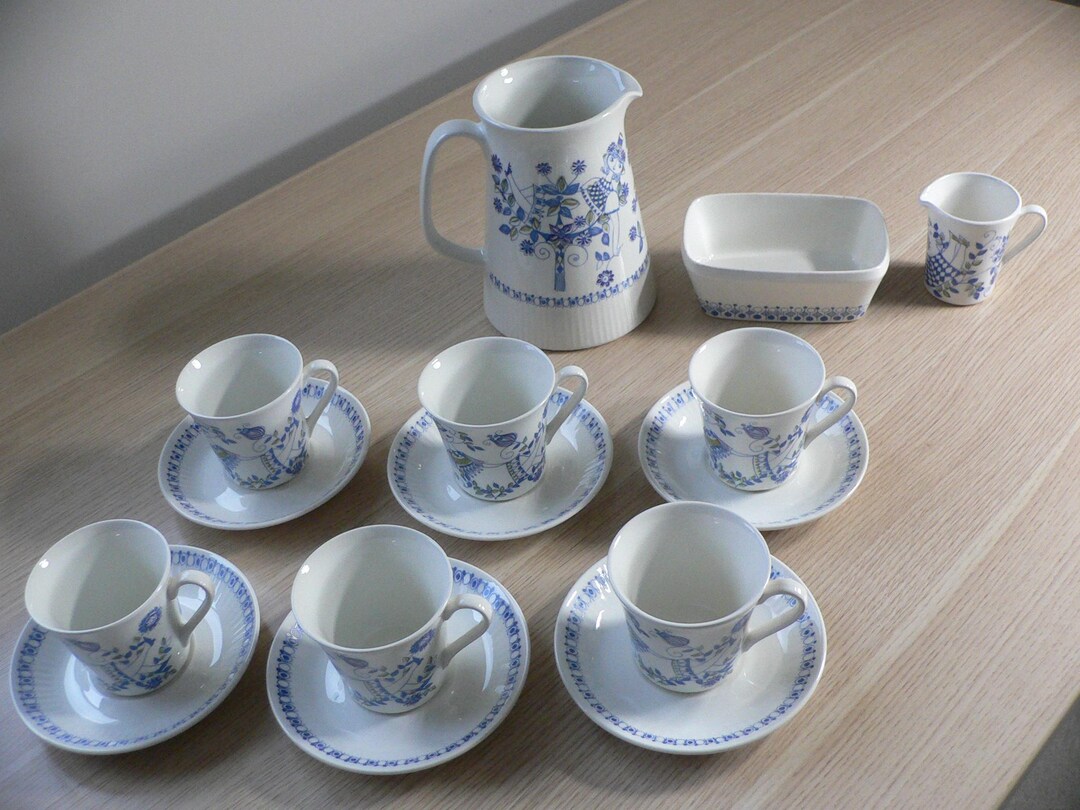 Vintage Figgjo Flint Lotte Turi Design Coffee Tea Set.famous Norwegian ...