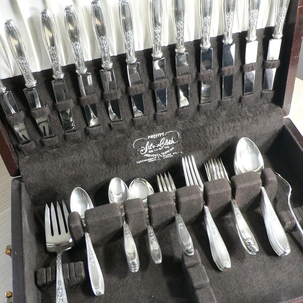1847 Rogers Bros Silver Plate Flatware - Etsy