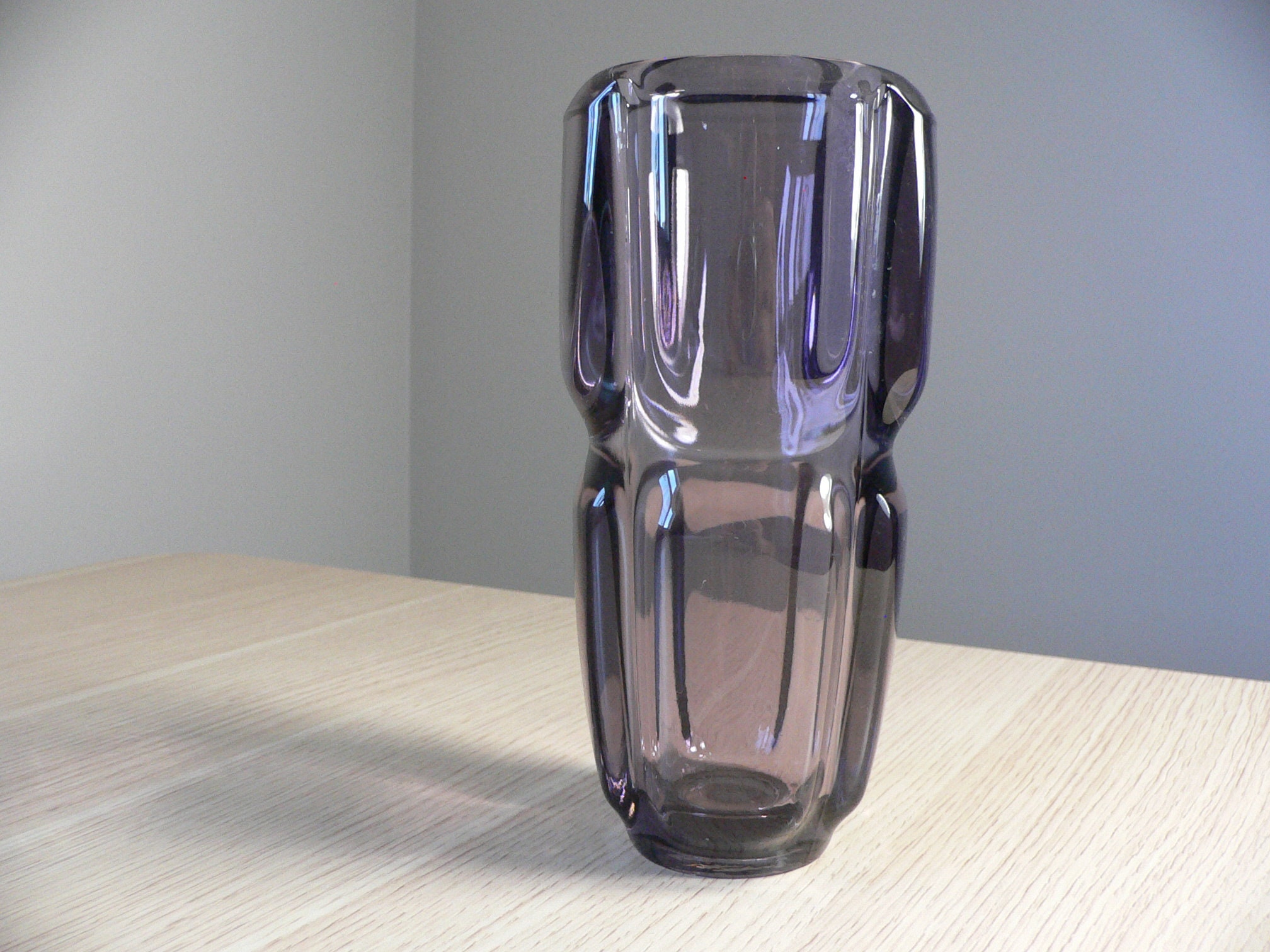 Mid Century Czech Art Glass Vase by Frantisek Vizner for Sklo - Etsy