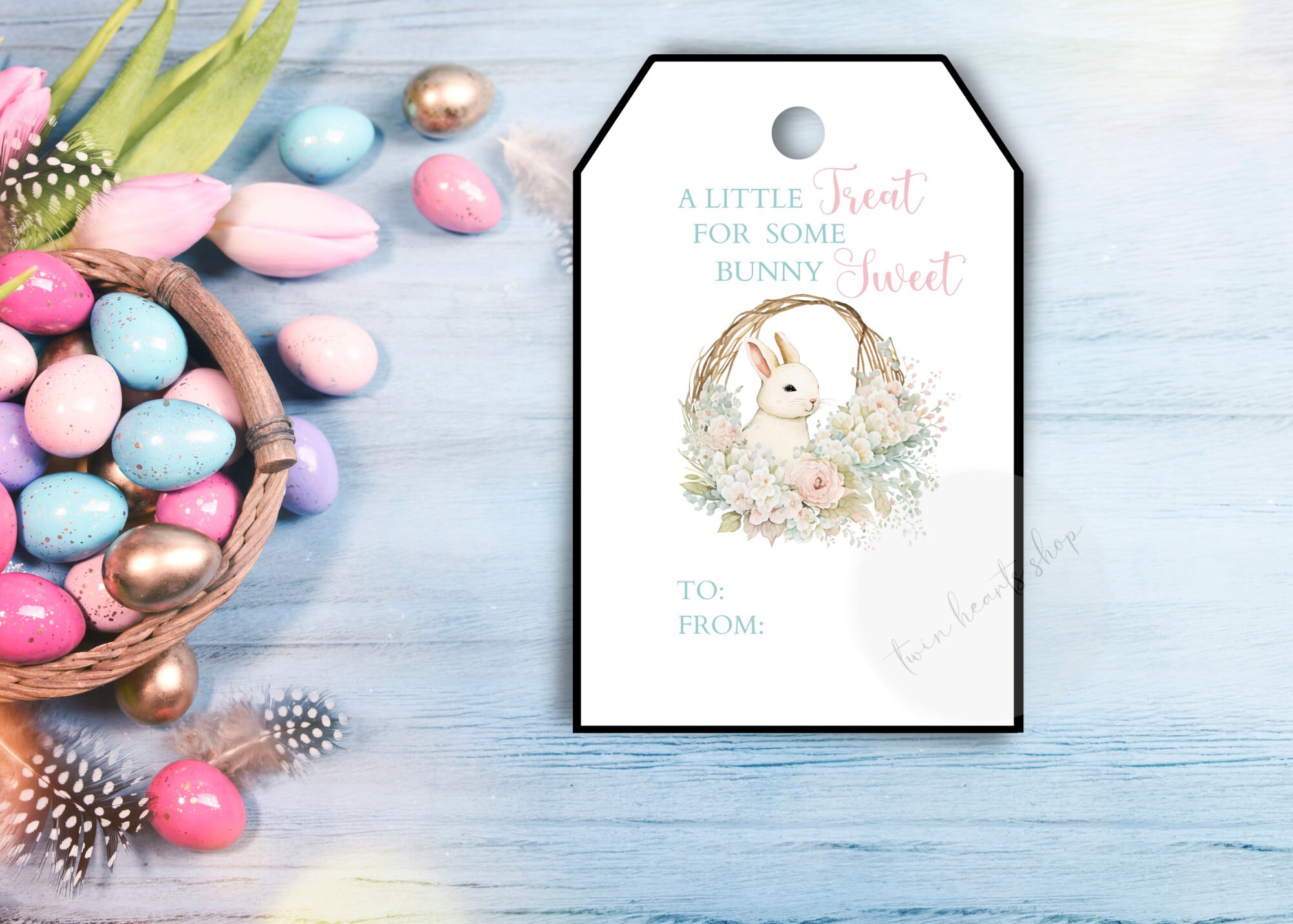 Printable Easter Tags, Kids Easter Basket, Printable Easter Basket Tags ...