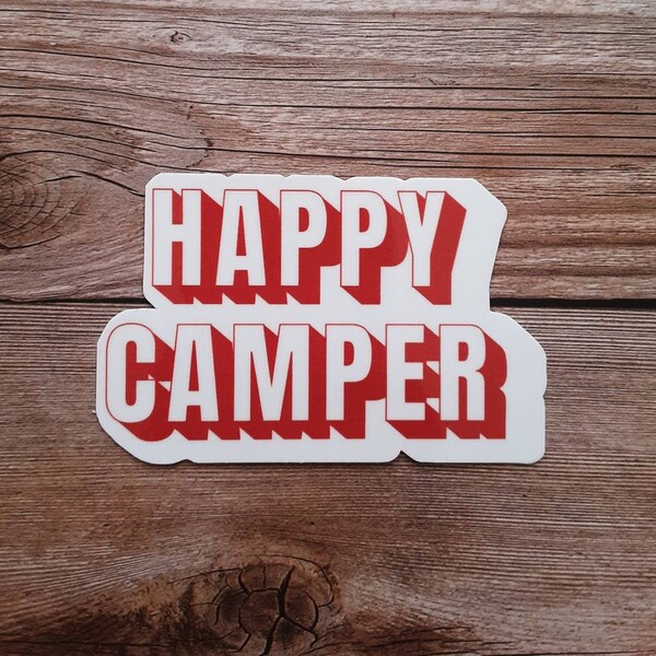 Happy Camper Decal - Etsy