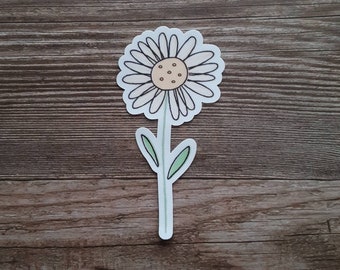 4 X 10cm Daisies Vinyl Stickers Daisy Floral Flowers Décor Home Design ...