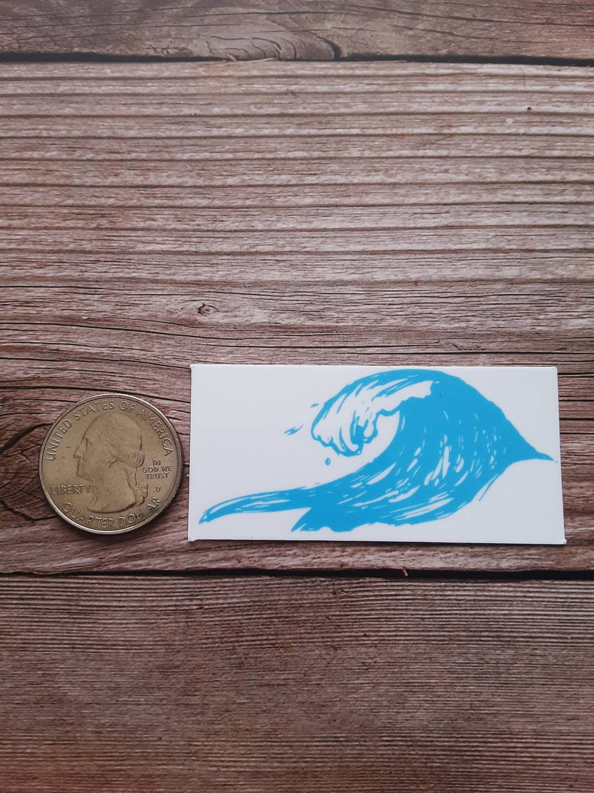 Beach Wave Waterproof Vinyl Sticker - Etsy