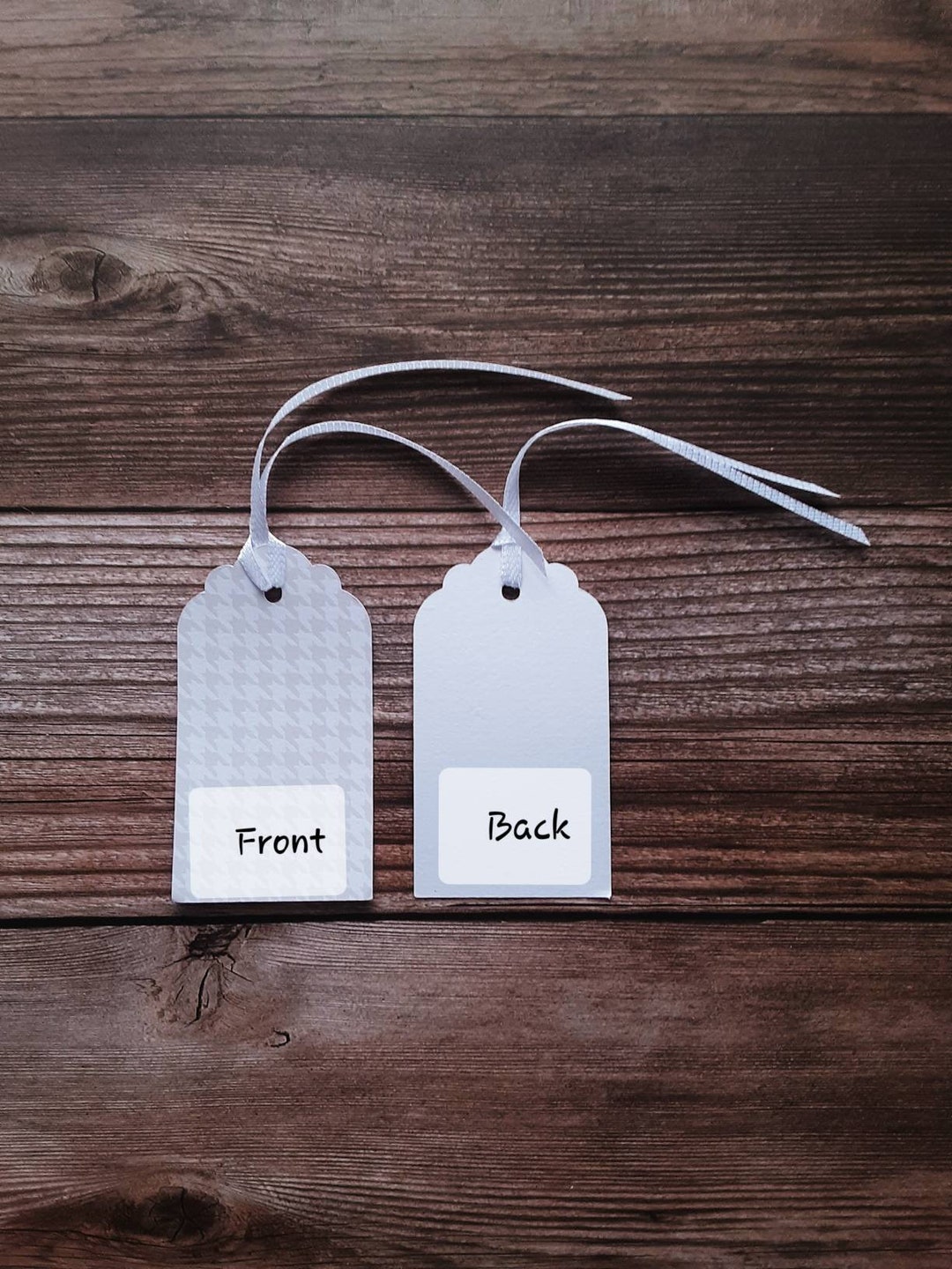 24 White Heavyweight Cardstock Gift Tags - Etsy