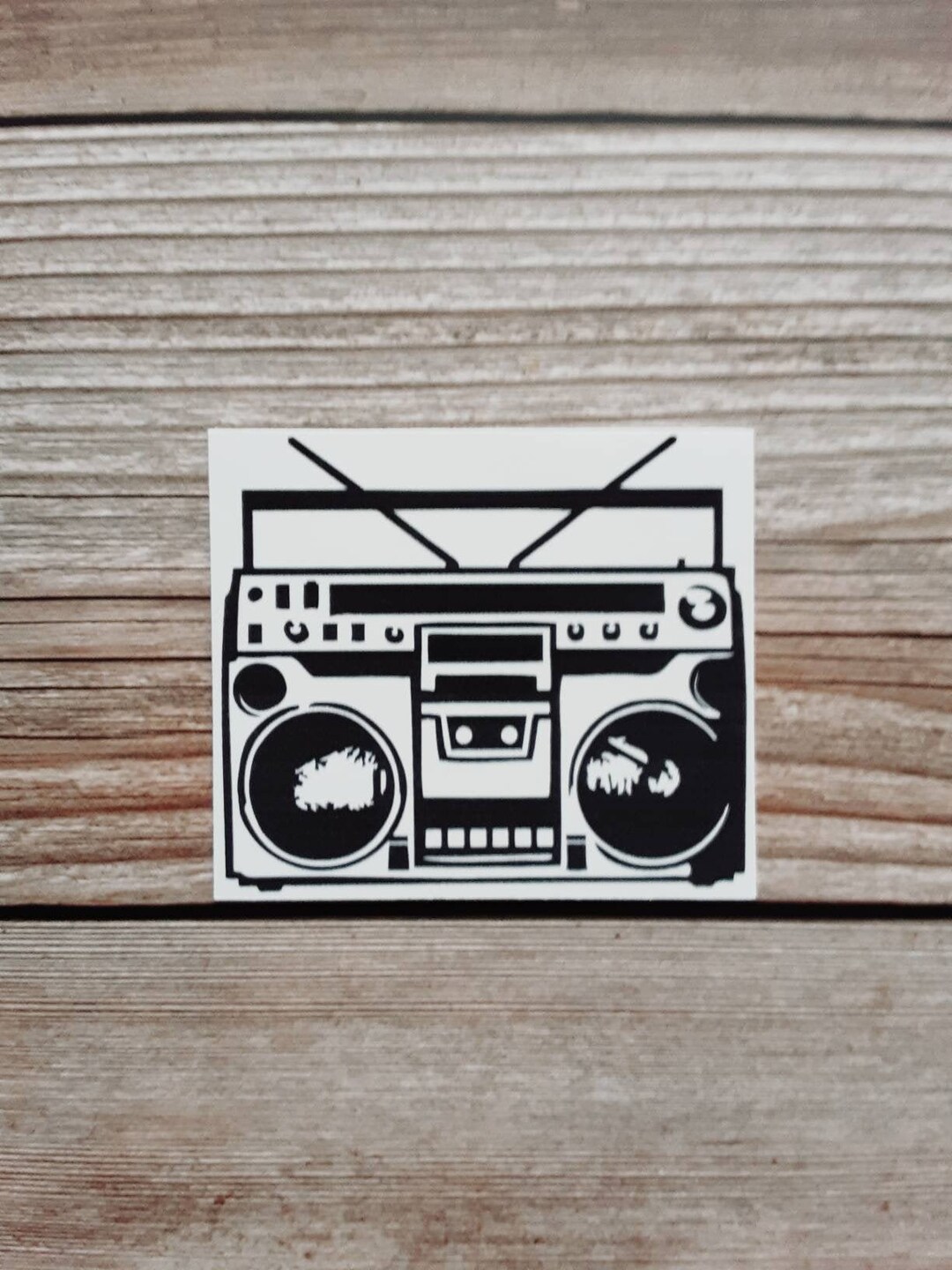 Stereo Vinyl Sticker, Radio Vinyl Sticker, Retro Stereo Sticker - Etsy