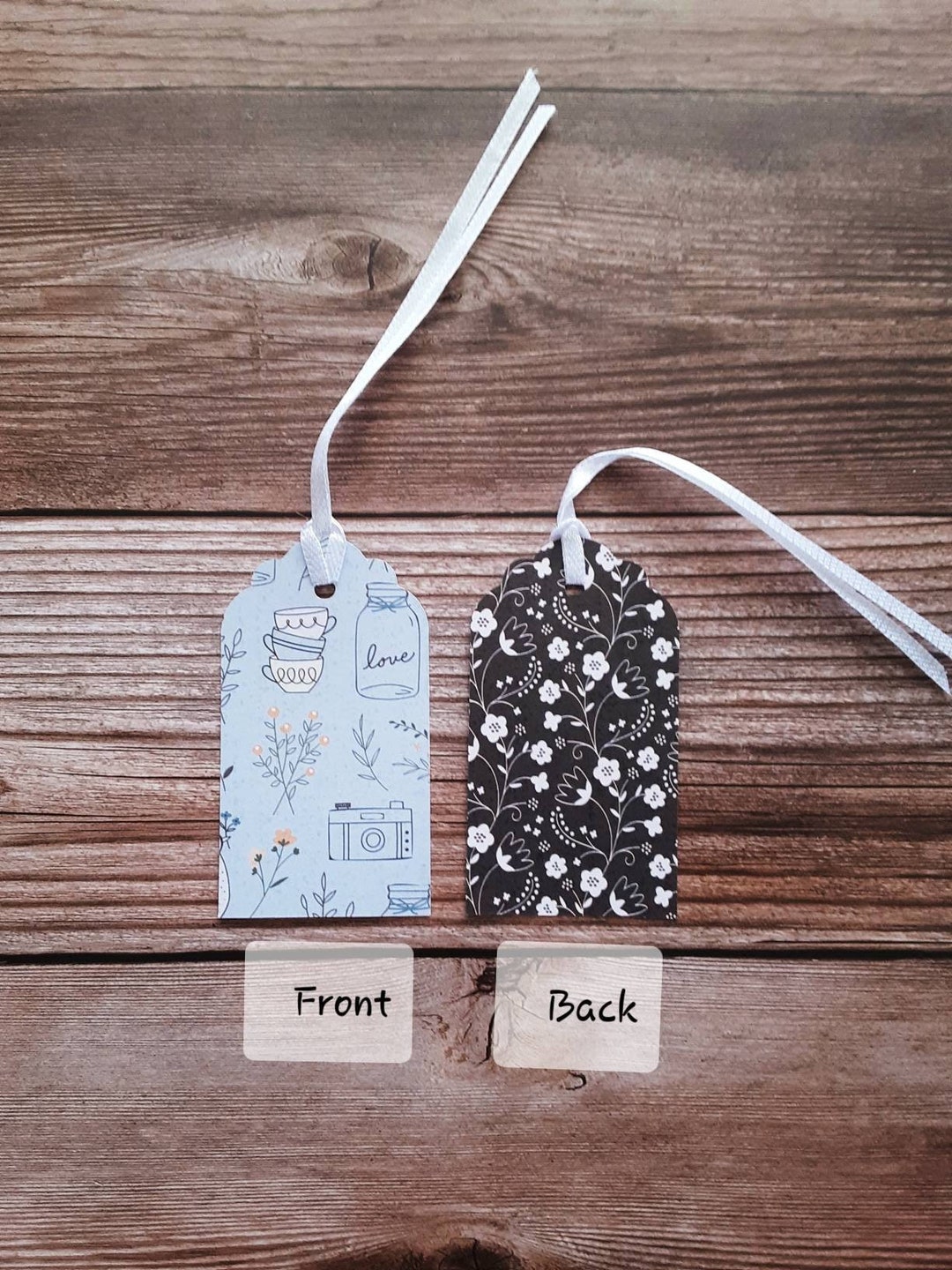 24 Cardstock Gift Tags - Etsy
