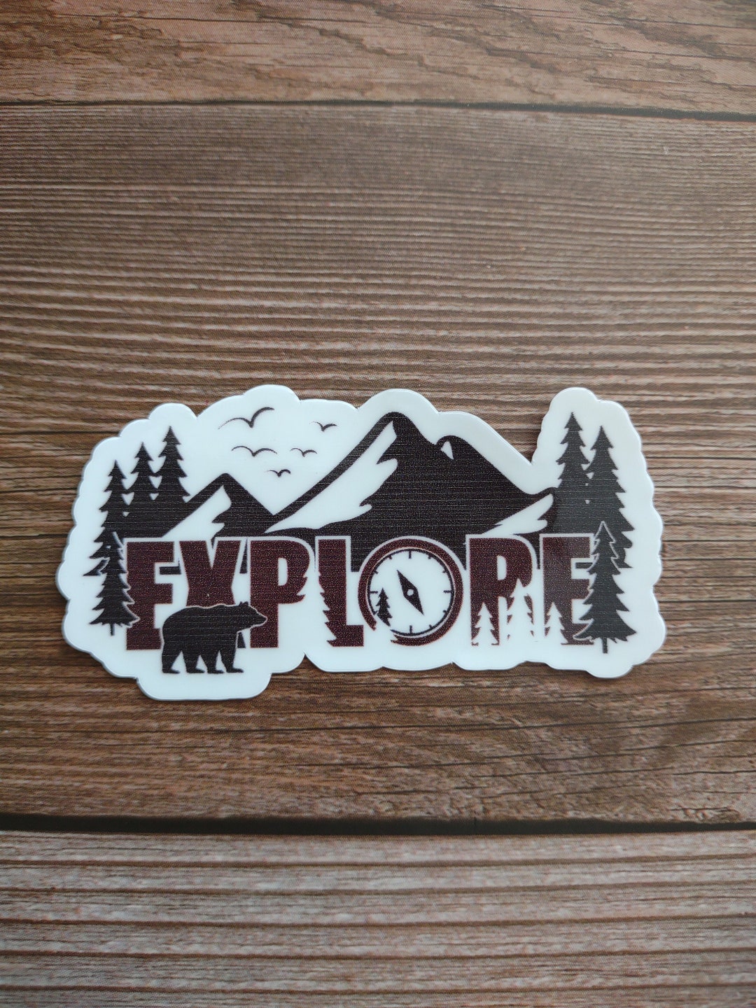 Explore Vinyl Sticker - Etsy