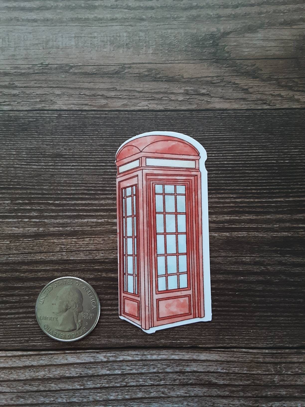 Phone Booth Waterproof Vinyl Stickers - Etsy New Zealand