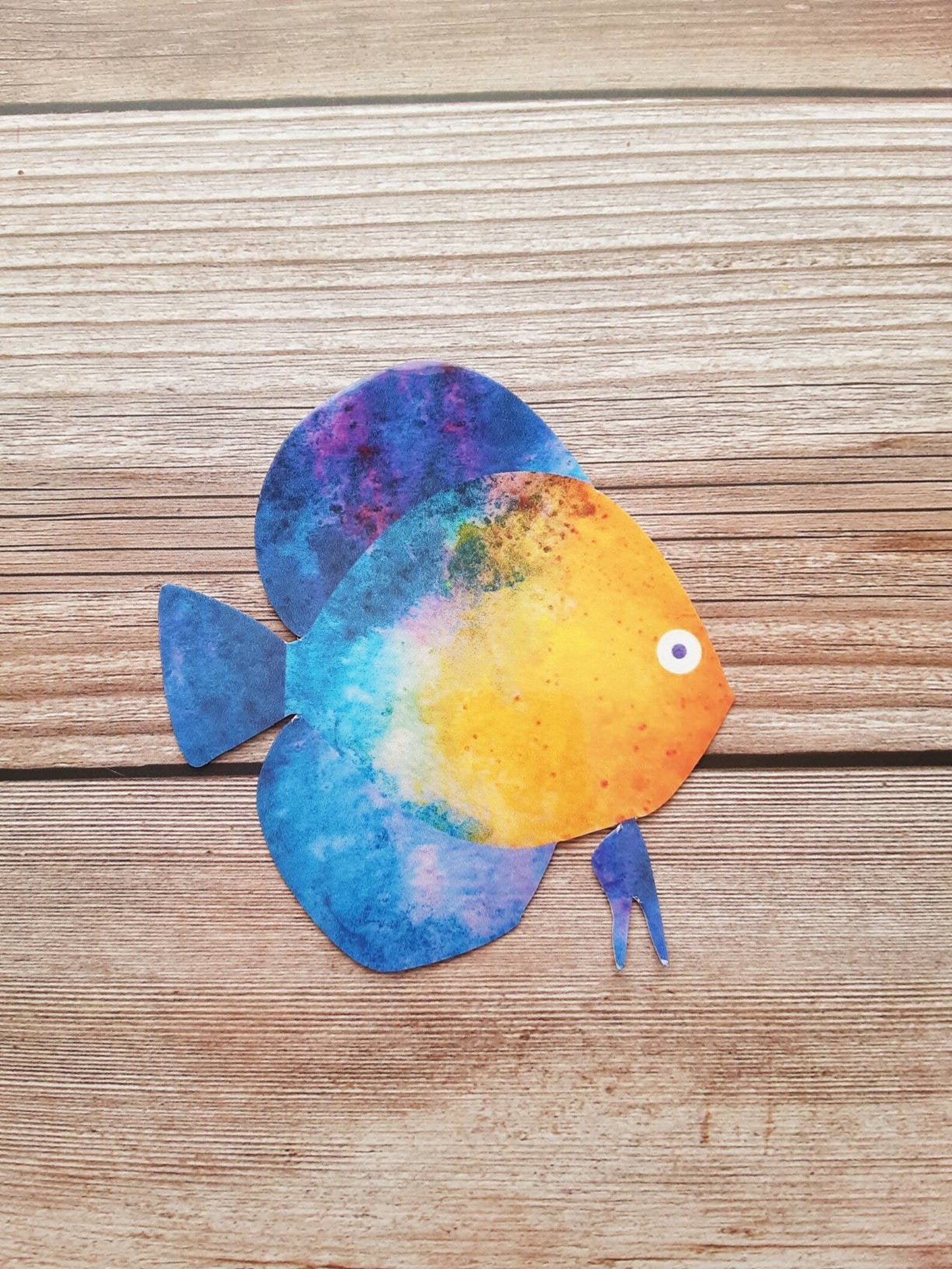 Colorful Fish Waterproof Vinyl Decal - Etsy