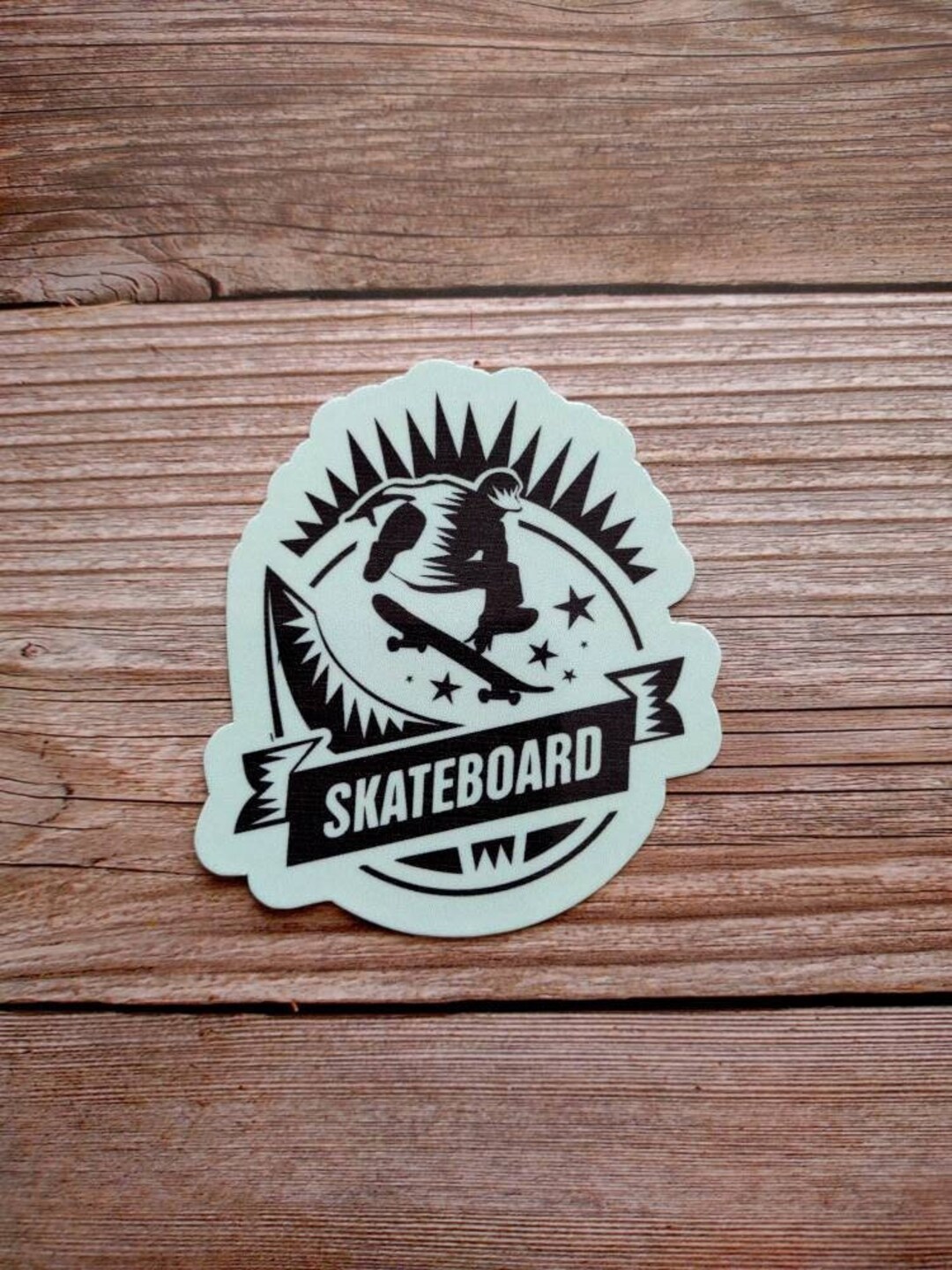 Skateboard Vinyl Sticker - Etsy