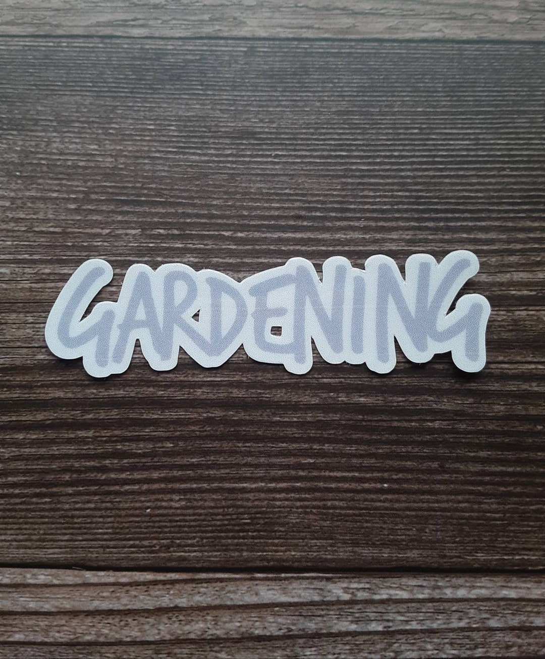 Gardening Laminated Vinyl Sticker - Etsy