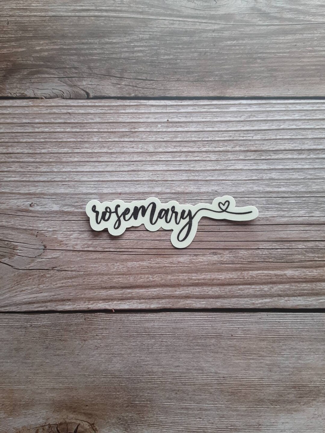 Rosemary Laminated Vinyl Sticker - Etsy