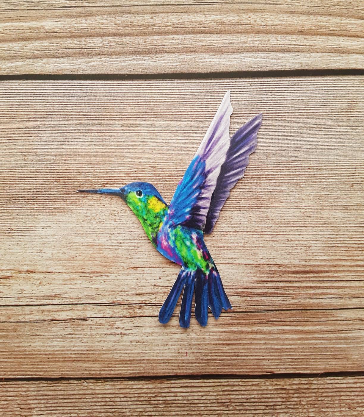 Hummingbird Water Proof Vinyl Decal | Etsy