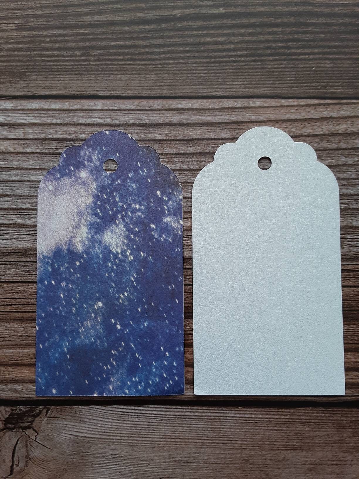 24 Milky Way Cardstock Gift Tags - Etsy