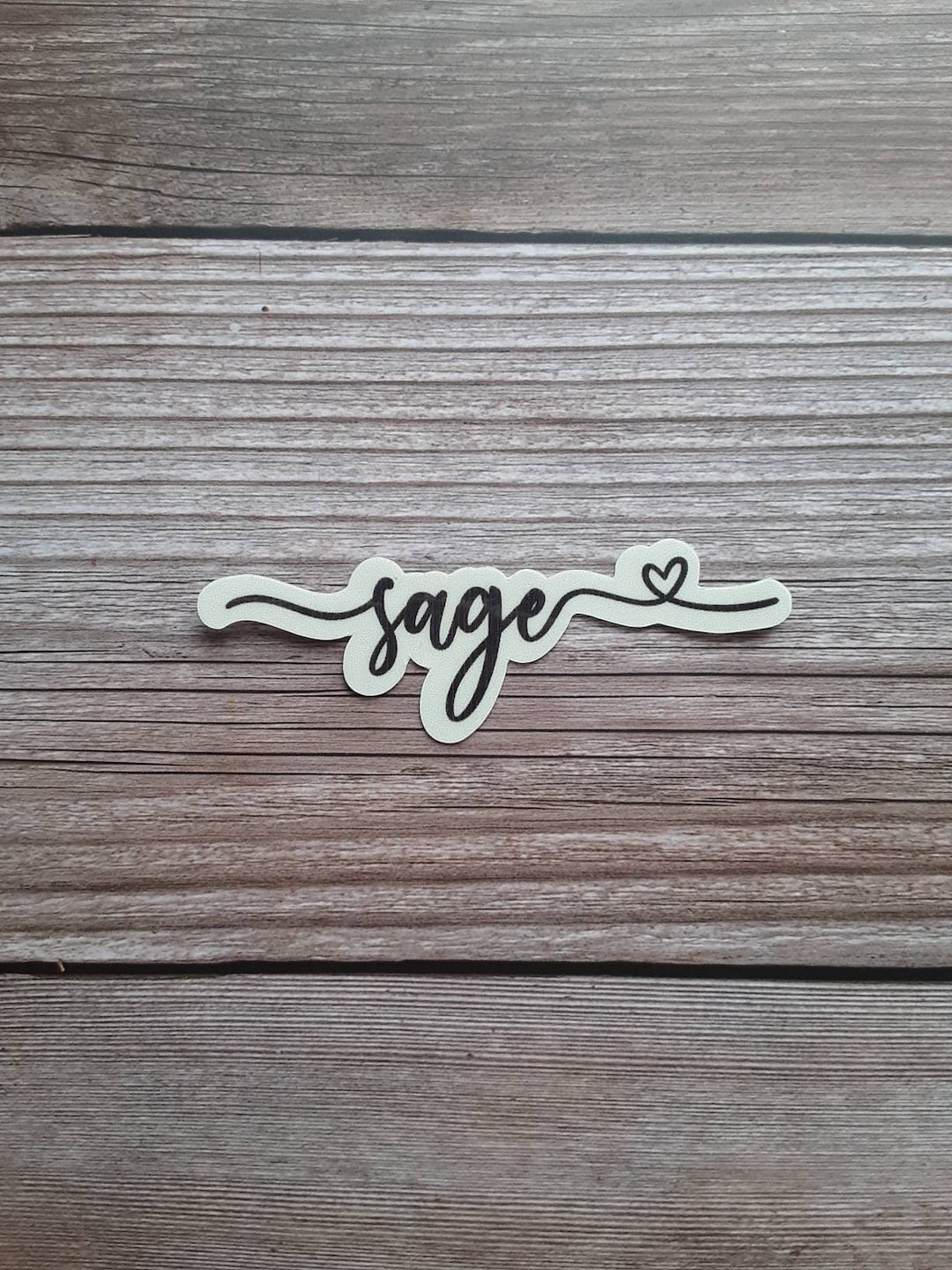 Sage, Laminated Vinyl Sticker - Etsy