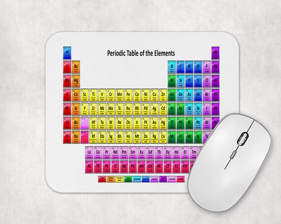 Periodic Table of Elements Custom Pre-printed Computer Mouse | Etsy