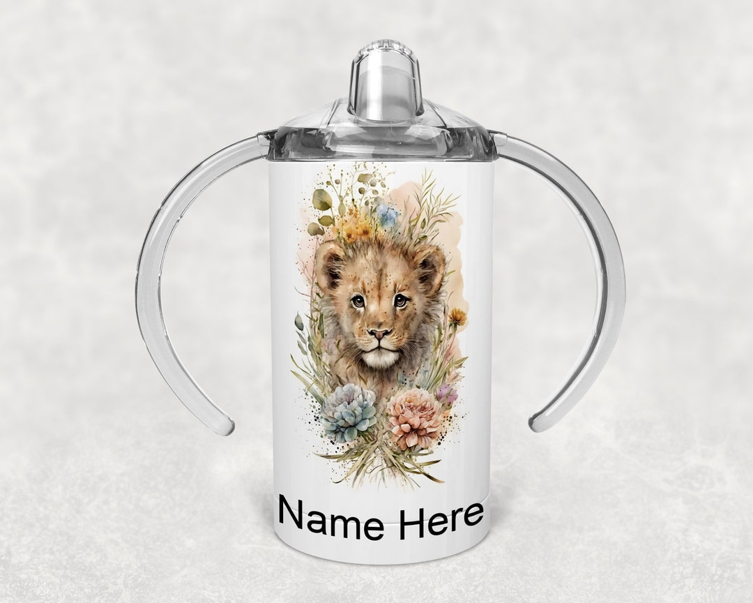 Lion Cub 12oz Stainless Steel Sippy Cup With Two Lids sippy - Etsy