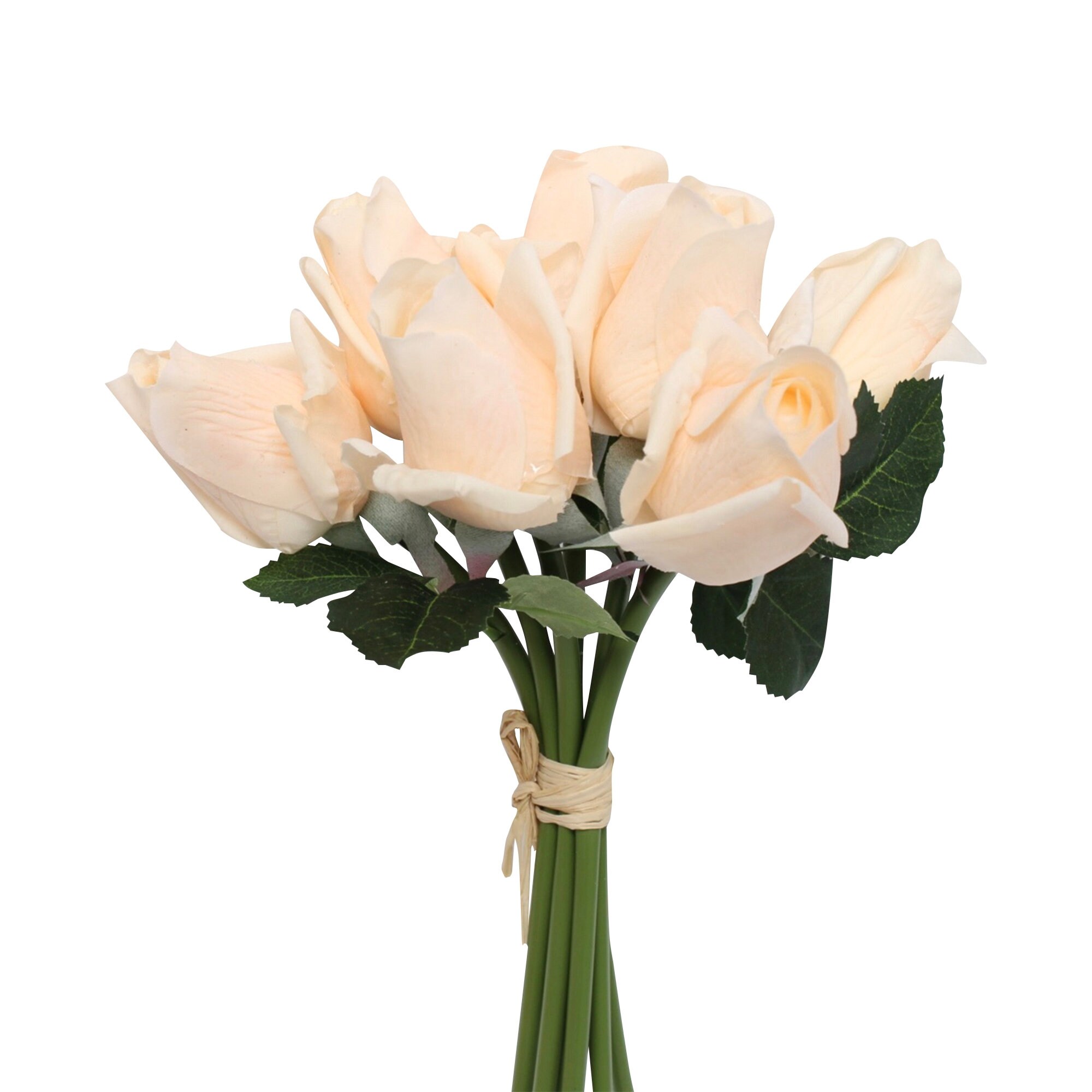 1dozen -rose Bundle Real Touch Rosebud Flexible Stem DIY Bouquet ...