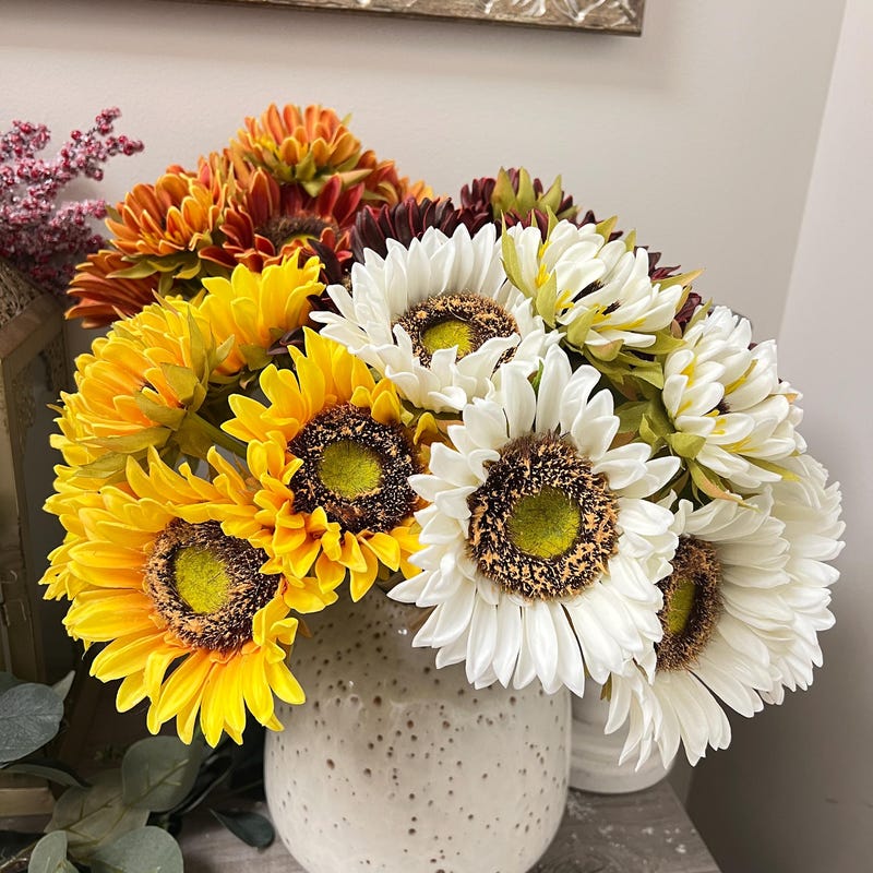 Fake Sunflower Stem - Etsy