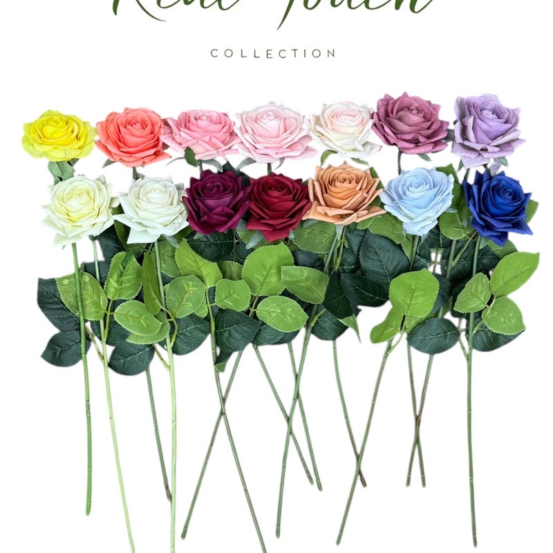 Real Touch Roses - Etsy
